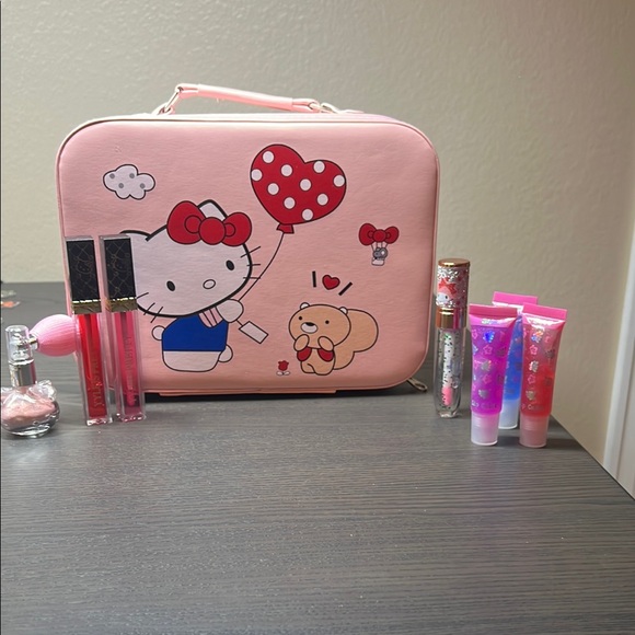 Hello Kitty | Makeup | Hello Kitty Make Up Box And Lipstick Nwot | Poshmark